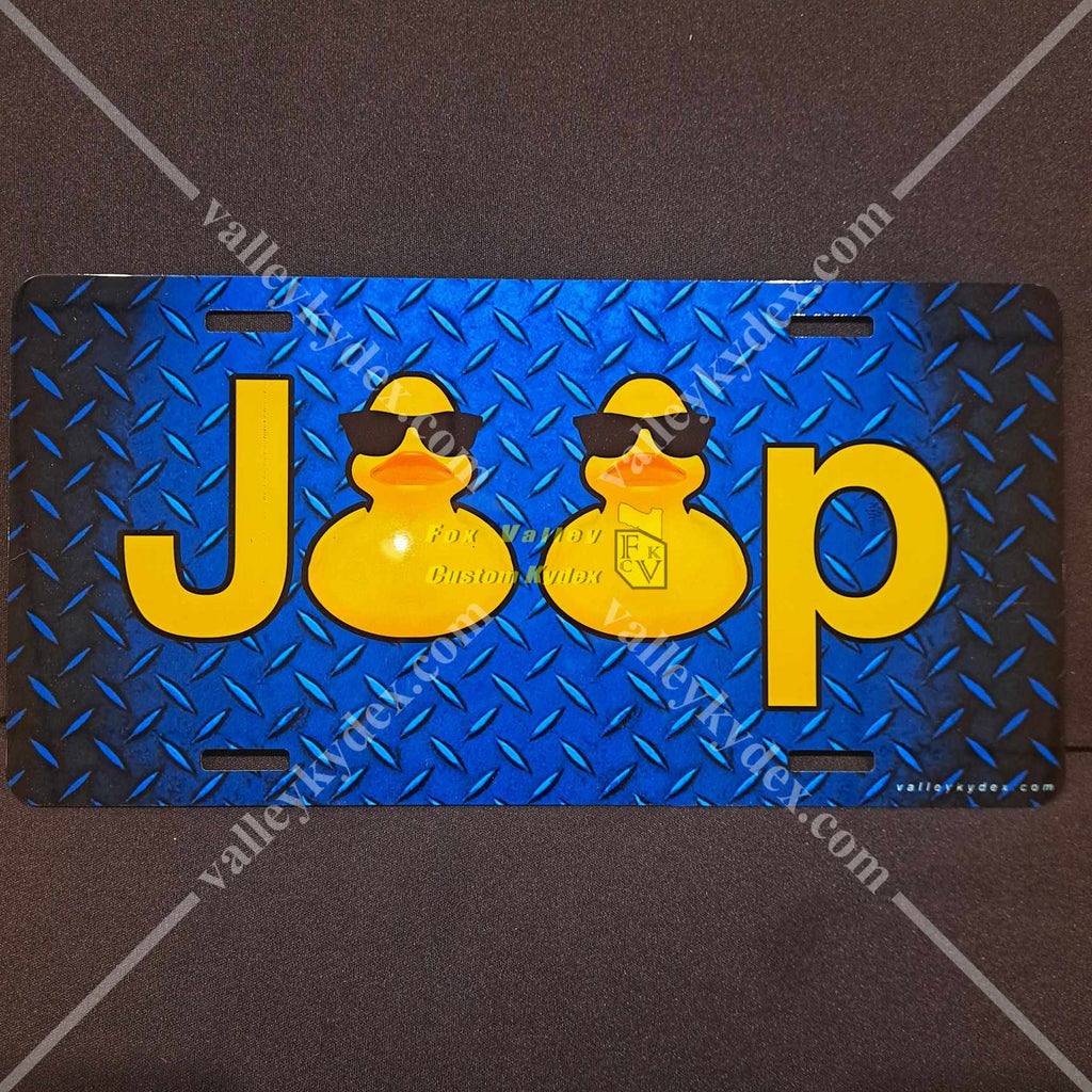 Jeep Ducks Vanity Plates – Fox Valley Custom Kydex